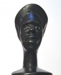 Fiji Vesi Wood Cannibal Fork with Mother-of-Pearl Inlay - 12" - Model 1 ...