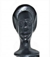 Fiji Vesi Wood Cannibal Fork with Mother-of-Pearl Inlay - 12" - Model ...