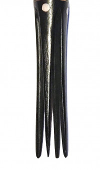 Fiji Vesi Wood Cannibal Fork with Mother-of-Pearl Inlay - 12" - Model 8 ...