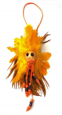 Hawaiian War Helmet With Beads , Hawaiian Gifts from Island Girlz