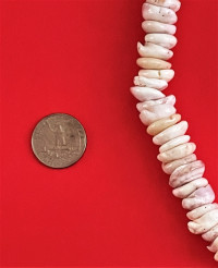Necklace: White Surfer's Hand-Strung Giant Puka Shell Model 15 ...