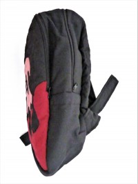 Quilted Backpack: Black with Pink Sea Turtle - Medium Size , Hawaiian ...